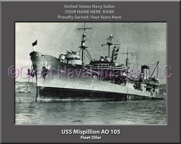 USS Mispillion AO 105 : Personalized Navy Ship Photo ⋆ Great Naval ...