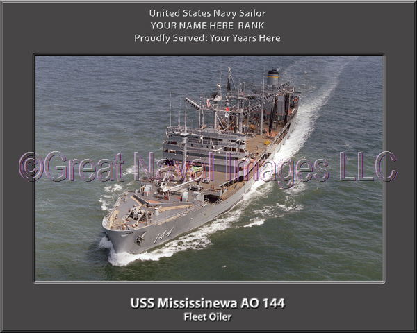 USS Mississinewa AO 144 : Personalized Navy Ship Photo ⋆ Great Naval ...