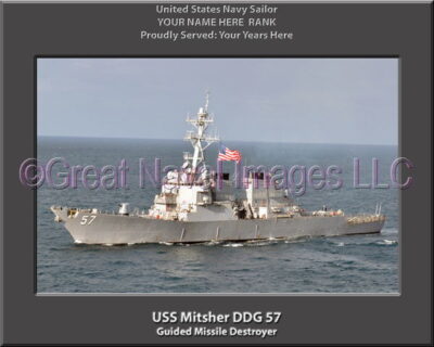 USS Mitscher DDG 57 : Personalized Navy Ship Photo ⋆ US Navy Veteran ...