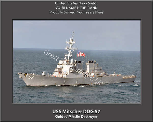 USS Mitscher DDG 57 : Personalized Navy Ship Photo ⋆ Great Naval Images LLC