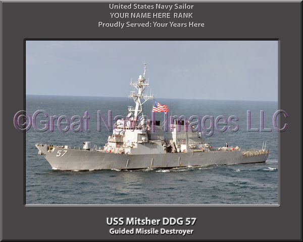 USS Mitscher DDG 57 : Personalized Navy Ship Photo ⋆ US Navy Veteran ...