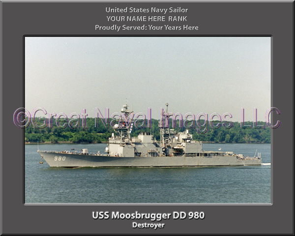 USS Moosbrugger DD 980 : Personalized Navy Ship Photo ⋆ Great Naval ...