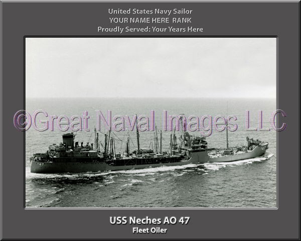 USS Neches AO 47 : Personalized Navy Ship Photo ⋆ Great Naval Images LLC
