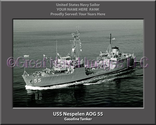 USS Nespelen AOG 55 : Personalized Navy Ship Photo ⋆ Great Naval Images ...