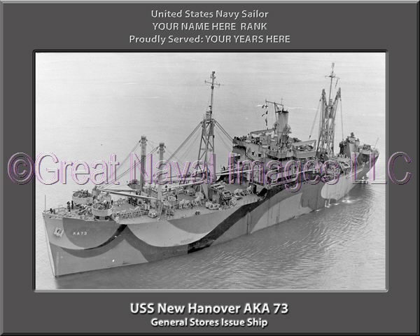 USS New Hanover AKA 73 : Personalized Navy Ship Photo ⋆ Great Naval ...