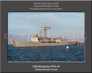 USS Nicholas FFG 47 : Personalized Navy Ship Photo ⋆ Great Naval Images LLC