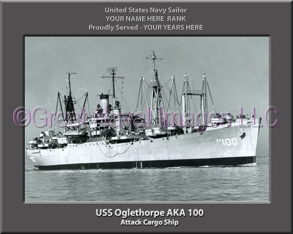 USS Oglethorpe AKA 100 : Personalized Navy Ship Photo ⋆ Great Naval ...