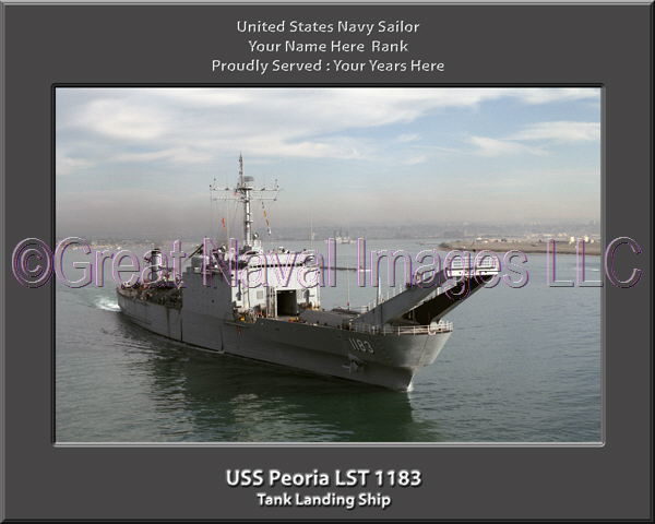 USS Peoria LST 1183 : Personalized Navy Ship Photo 2 ⋆ Great Naval ...