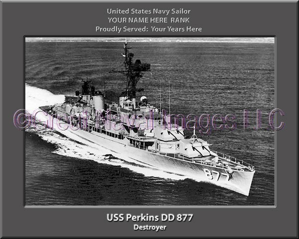 USS Perkins DD 877 : Personalized Navy Ship Photo ⋆ Great Naval Images LLC