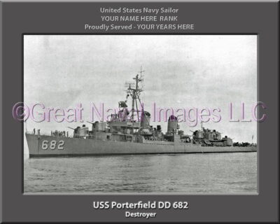 USS Porterfield DD 682 : Personalized Navy Ship Photo ⋆ Great Naval ...