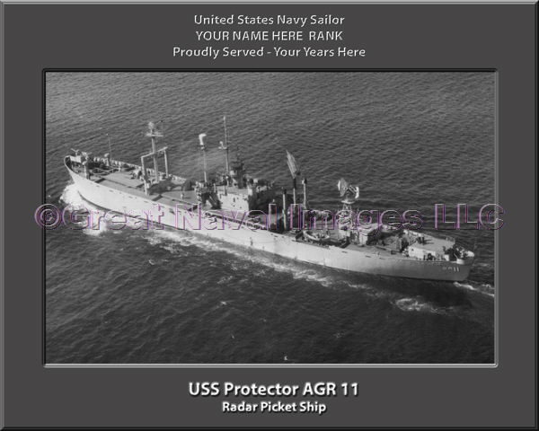 USS Protector AGR 11 : Personalized Navy Ship Photo ⋆ Great Naval ...