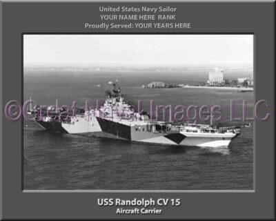 USS Randolph CV 15 : Personalized Navy Ship Photo ⋆ Great Naval Images LLC
