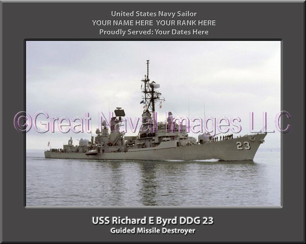 USS Richard E Bryd DDG 23 : Personalized Navy Ship Photo ⋆ Great Naval ...