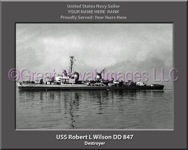USS Robert L Wilson DD 847 : Personalized Navy Ship Photo ⋆ Great Naval ...