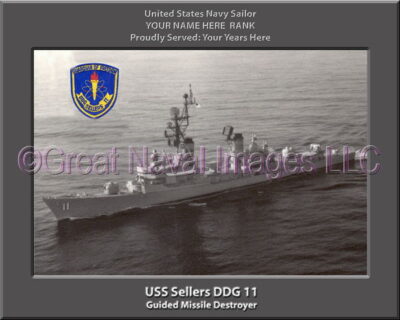 USS Sellers DDG 11 : Personalized Navy Ship Photo ⋆ Great Naval Images LLC