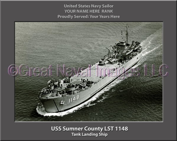 USS Sumner County LST 1148 : Personalized Ship Photo 2 ⋆ Great Naval ...