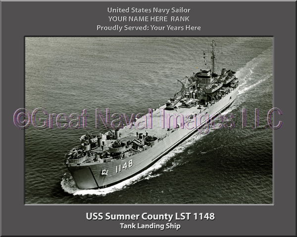 USS Sumner County LST 1148 : Personalized Ship Photo 2 ⋆ Great Naval ...