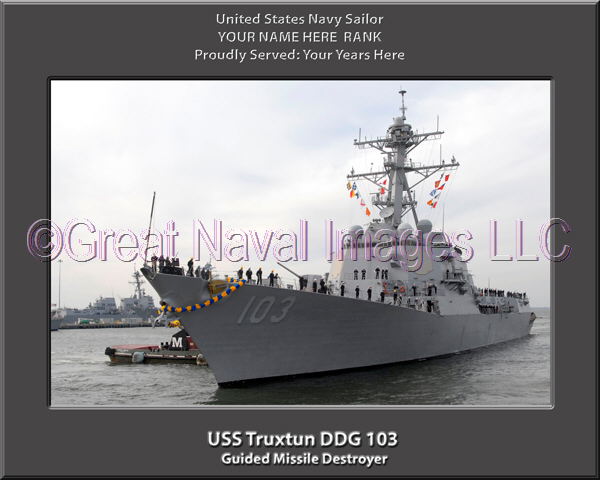 USS Truxtun DDG 103 : Personalized Navy Ship Photo ⋆ Great Naval Images LLC