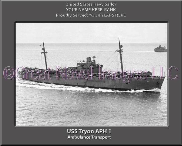 USS Tryon APH 1 : Personalized Navy Ship Photo 2 ⋆ Great Naval Images LLC.