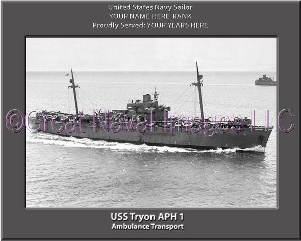 USS Tryon APH 1 : Personalized Navy Ship Photo 2 ⋆ Great Naval Images LLC