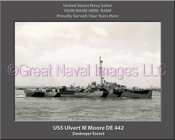 USS Ulvert M Moore DE 442 : Personalized Navy Ship Photo ⋆ Great Naval ...