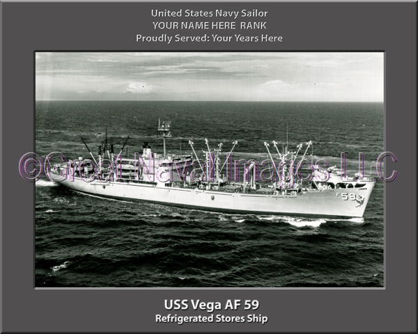 USS Vega AF 59 : Personalized Navy Ship Photo ⋆ Great Naval Images LLC