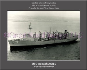 USS Wabash AOR 5 : Personalized Navy Ship Photo ⋆ Great Naval Images LLC.