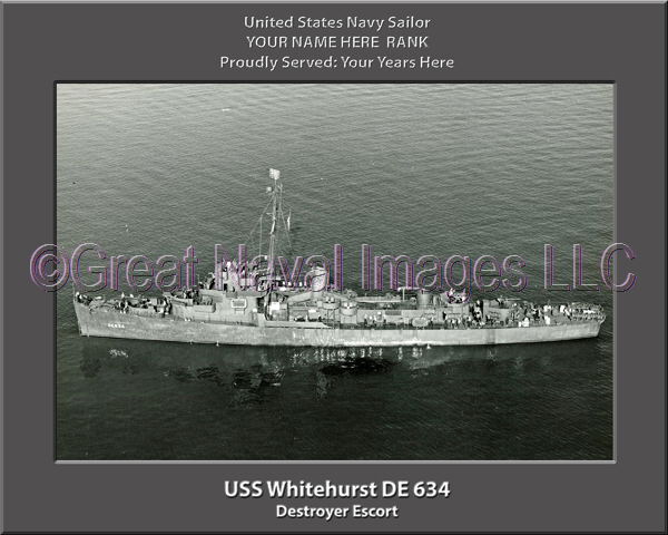 USS Whitehurst DE 634 : Personalized Navy Ship Photo ⋆ Great Naval ...