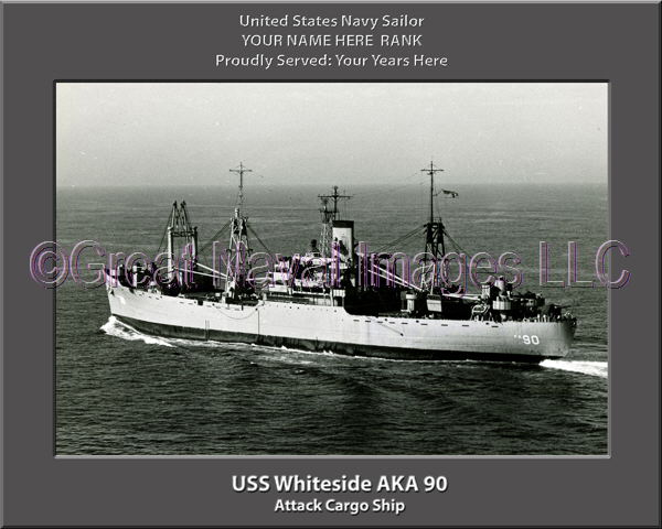 USS Whiteside AKA 90 : Personalized Navy Ship Photo ⋆ Great Naval ...