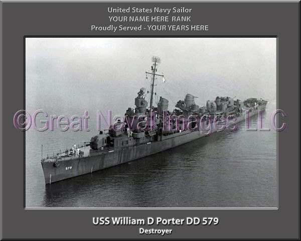 USS William D Porter DD 579 : Personalized Navy Ship Photo ⋆ Great ...