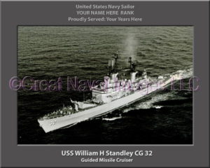 USS William H Standley CG 32 : Personalized Ship Photo ⋆ Great Naval ...