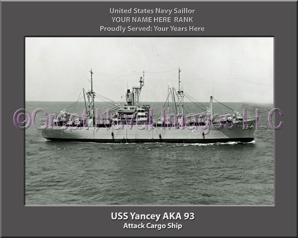 USS Yancey AKA 93 : Personalized Navy Ship Photo ⋆ Great Naval Images LLC