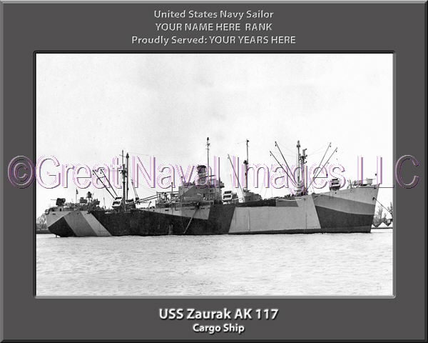 USS Zaurak AK 117 : Personalized Navy Ship Photo ⋆ Great Naval Images LLC