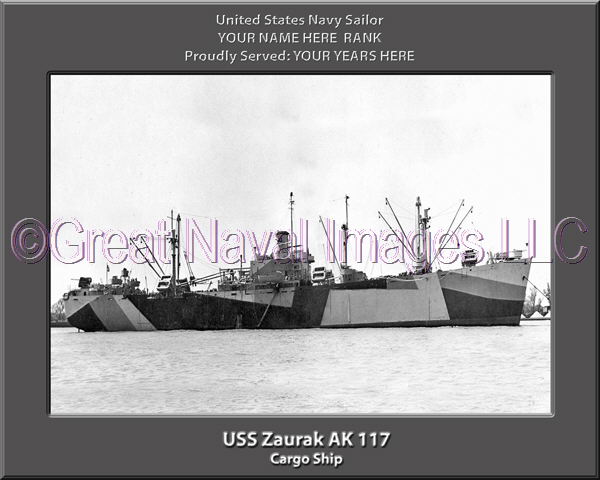 USS Zaurak AK 117 : Personalized Navy Ship Photo ⋆ Great Naval Images LLC