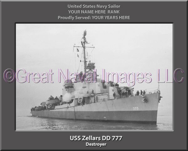 USS Zellars DD 777 : Personalized Navy Ship Photo 2 ⋆ Great Naval ...