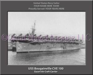 USS Bougainville CVE 100 : Personalized Ship Photo ⋆ Personalized US ...