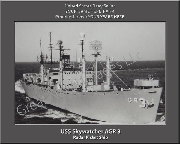 USS Skywatcher AGR 3 : Personalized Navy Ship Photo ⋆ Great Naval ...