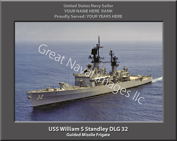 USS William S Standley DLG 32 : Personalized Ship Photo ⋆ Personalized ...