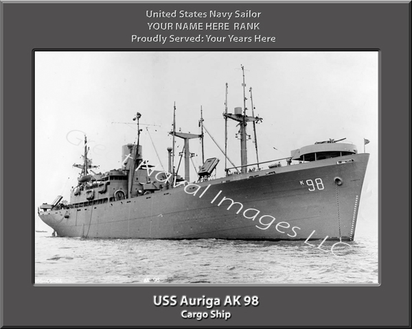 USS Auriga AK 98 : Personalized Navy Ship Photo ⋆ Great Naval Images LLC
