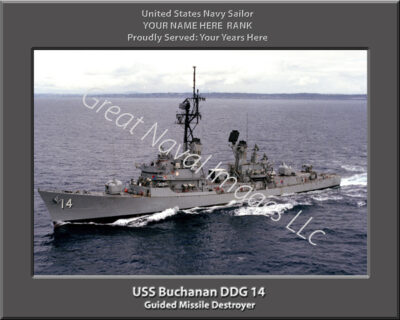 USS Buchanan DDG 14 : Personalized Navy Ship Photo ⋆ Personalized US ...