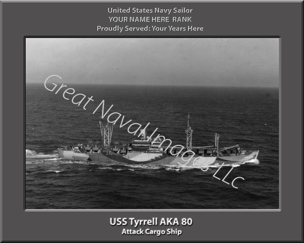 USS Tyrrell AKA 80 : Personalized Navy Ship Photo ⋆ Great Naval Images LLC