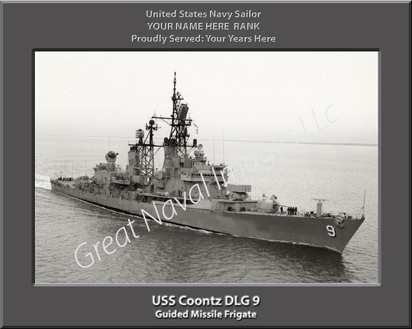 USS Coontz DLG 9 : Personalized Ship Photo ⋆ Personalized US Navy Ship ...