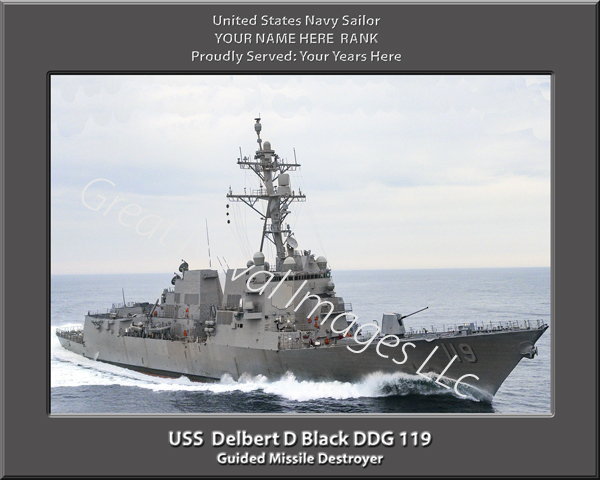 USS Delbert D Black DDG 119 : Personalized Ship Photo ⋆ Great Naval ...