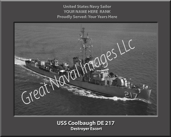USS Coolbaugh DE 217 : Personalized Navy Ship Photo 2 ⋆ Great Naval ...