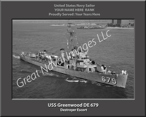 USS Greenwood DE 679 : Personalized Navy Ship Photo 2 ⋆ Great Naval ...
