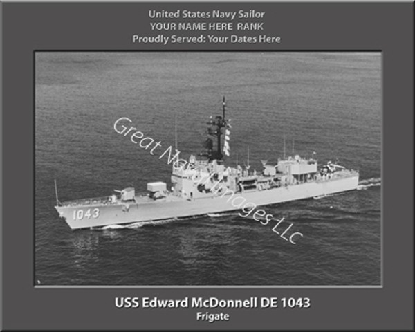 USS Edward McDonnell DE 1043 : Personalized Navy Ship Photo ⋆ Great ...