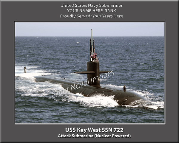 USS Key West SSN 722 : Submarine Photo ⋆ Great Naval Images LLC
