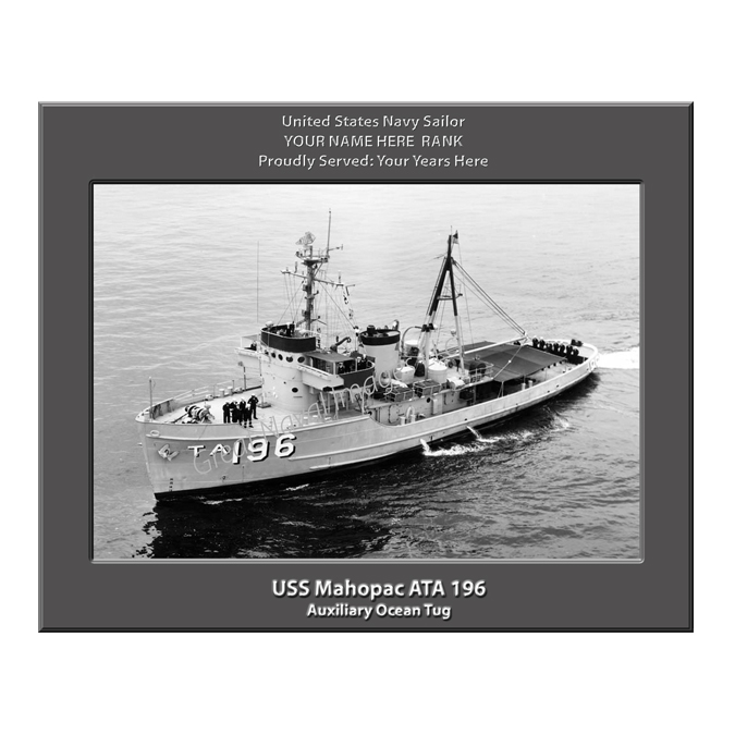 USS Mahopac ATA 196 : Personalized Navy Ship Photo ⋆ US Navy Veteran ...