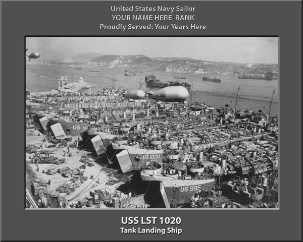 USS LST 1020 : Personalized Navy Ship Photo ⋆ Personalized US Navy Ship Prints Photos on Canvas
