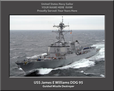 USS James E Williams DDG 95 : Personalized Navy Ship Photo 3 ⋆ Great ...